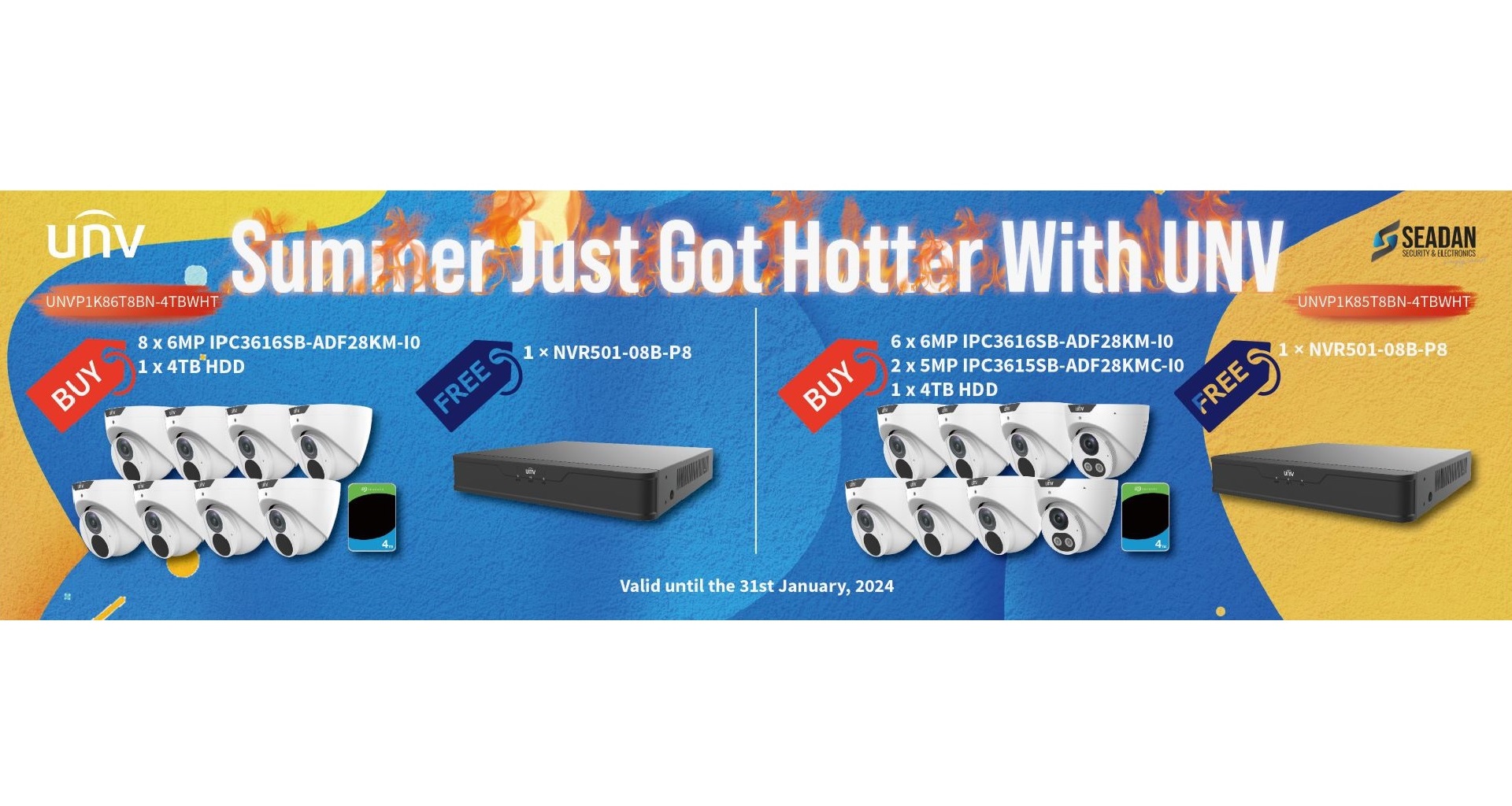 UNV Summer Promo - Seadan Security & Electronics
